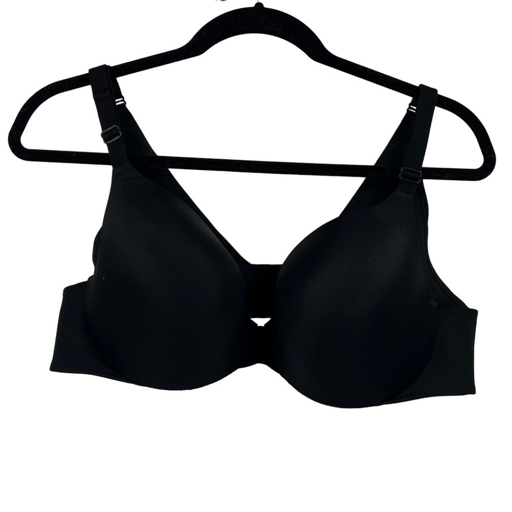 Cacique By Lane Bryant Black Wired Light Padding Seam… - Gem